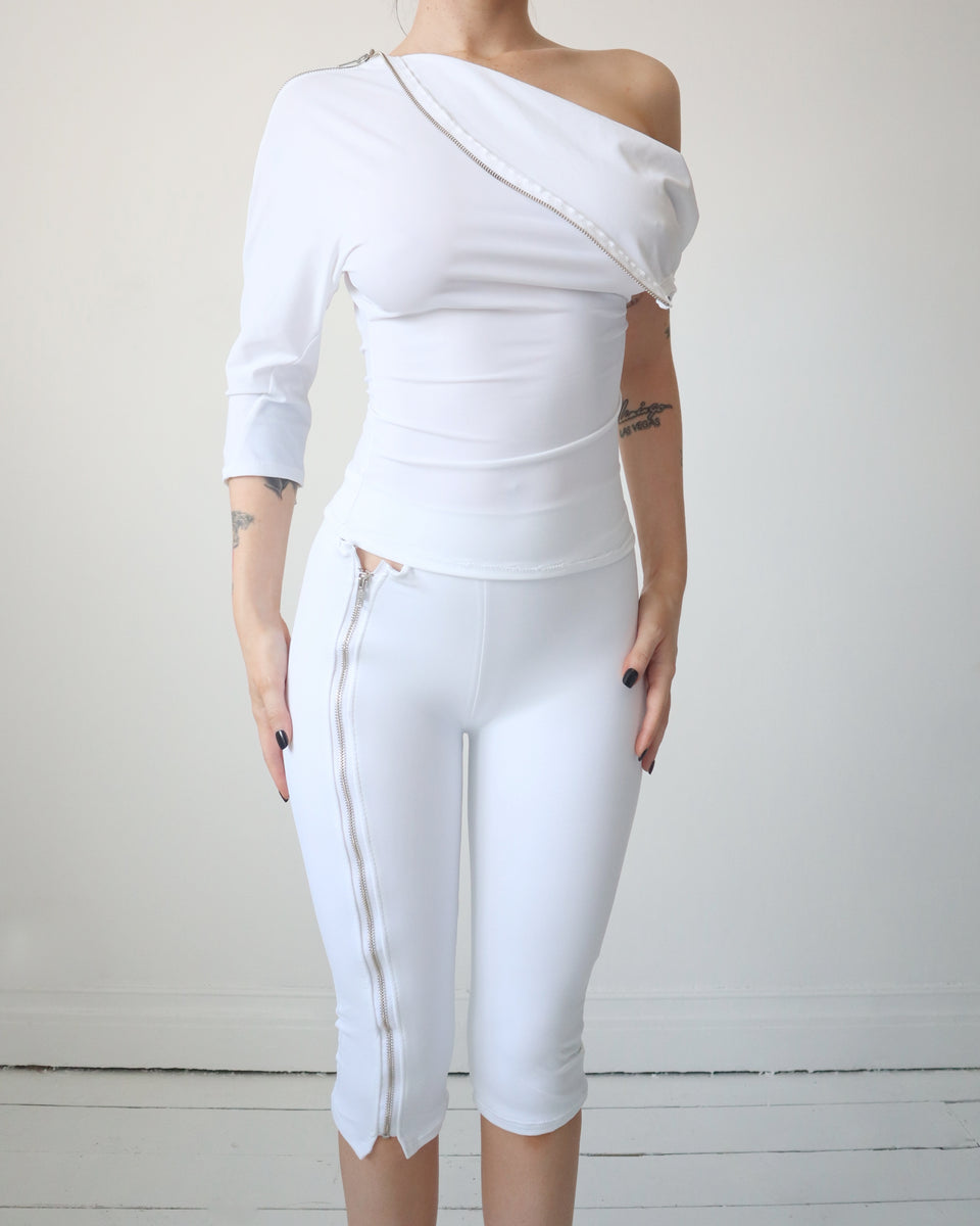 Zip capris (various colours) – T98